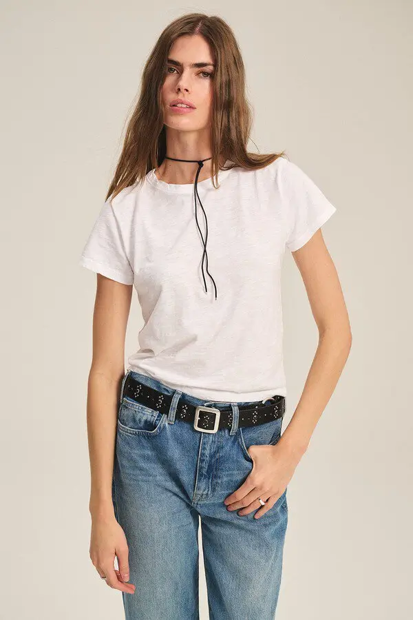 Velvet By Graham & Spencer Marie Tee - White