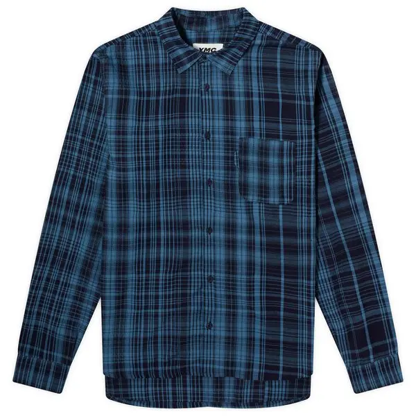 You Must Create Curtis Shirt - Indigo Check