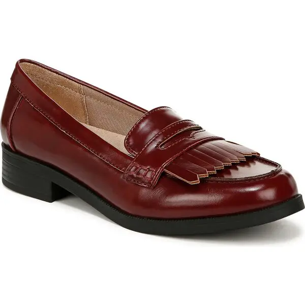 LIFESTRIDE Santana Fringe Loafer - Wine