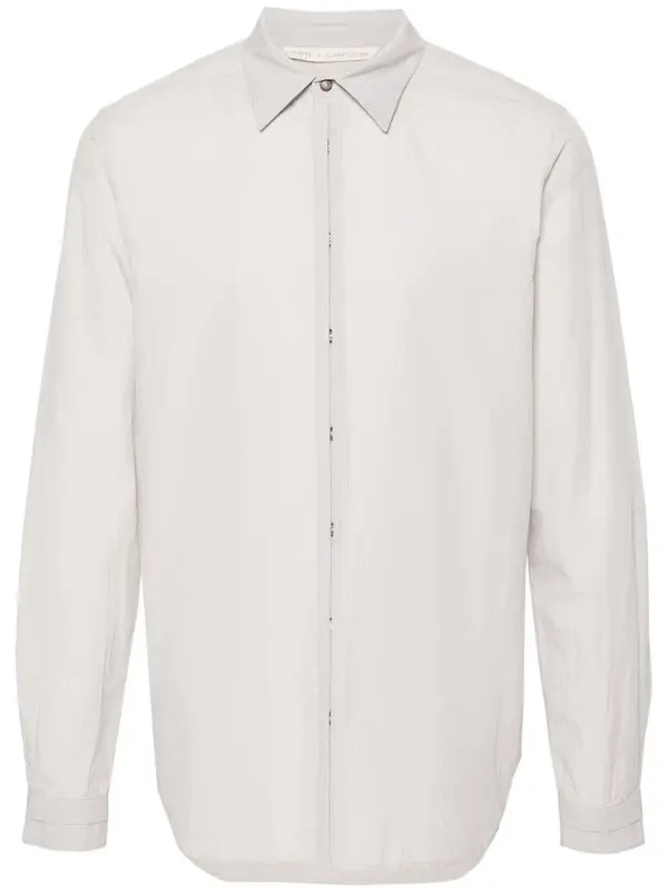FORME D'EXPRESSION Crinkled-finish Cotton Shirt