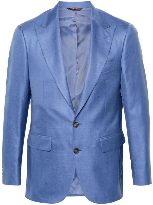 Canali Twill Mélange Blazer