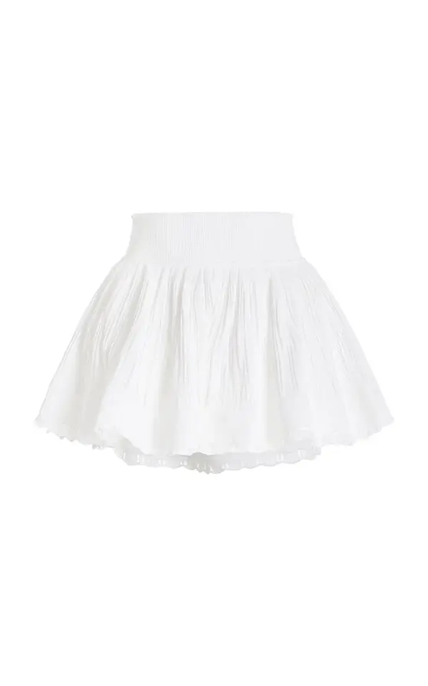 Alaïa Crinoline Shorts - White