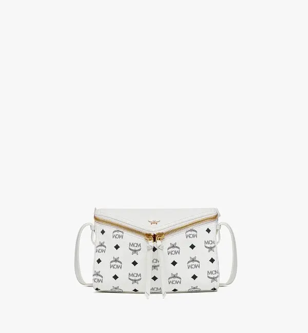 Mcm Diamant Shoulder Bag - White