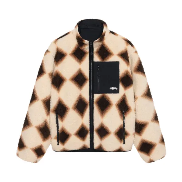 StÜssy Sherpa Reversible Jacket - Tan