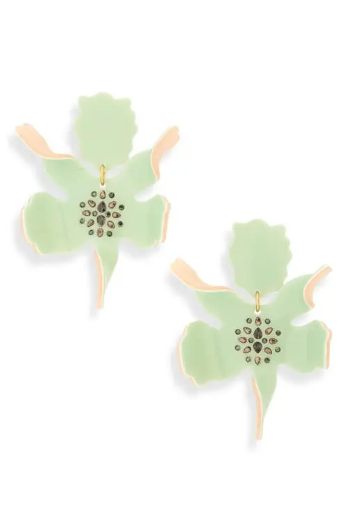 Lele Sadoughi Paper Lily Drop Earrings