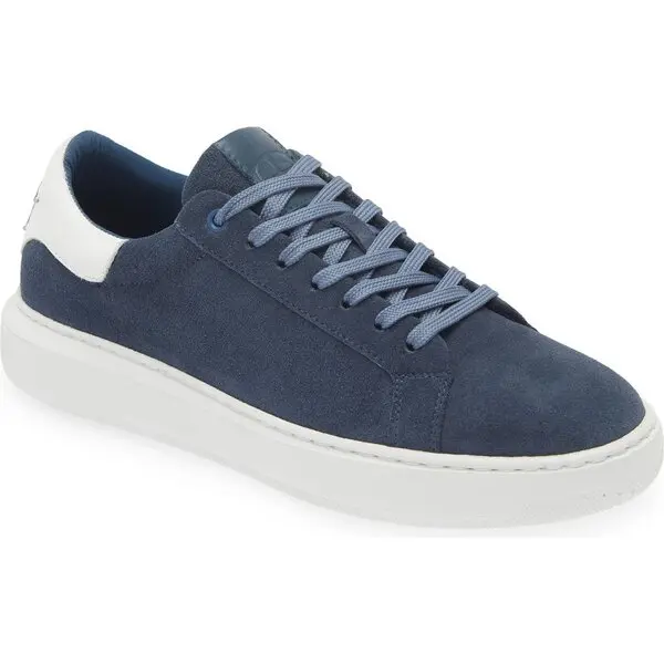 G BROWN Puff Low Top Suede Sneaker - Blue/ White