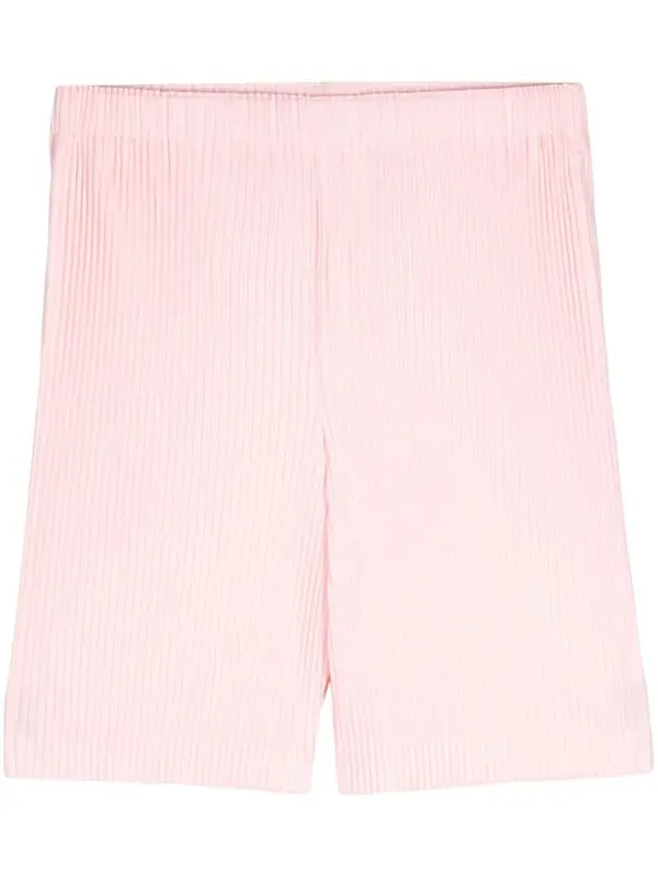 Issey Miyake Plissé Pleated Bermuda Shorts