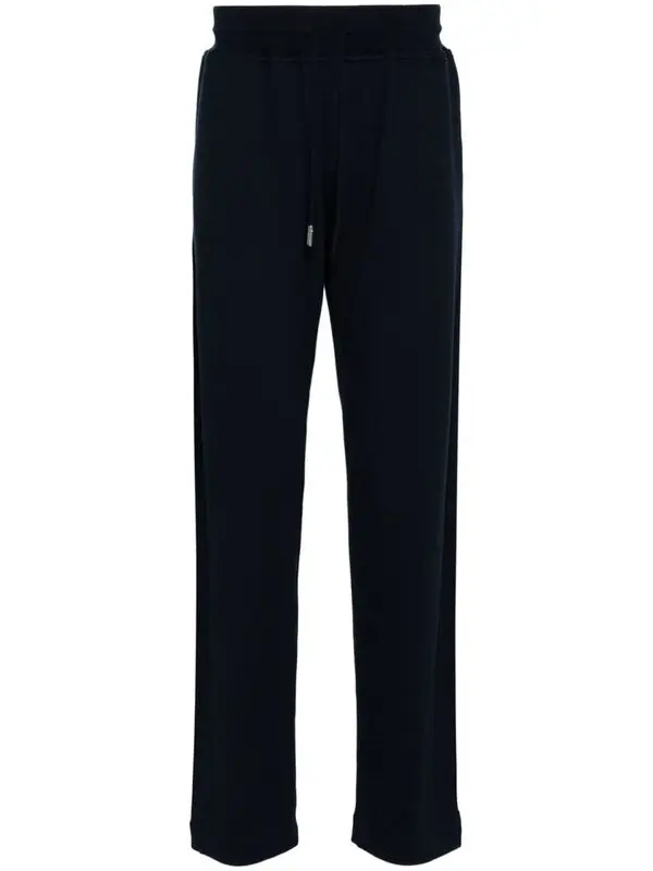 Kiton Cotton Tapered Track Pants - Blue