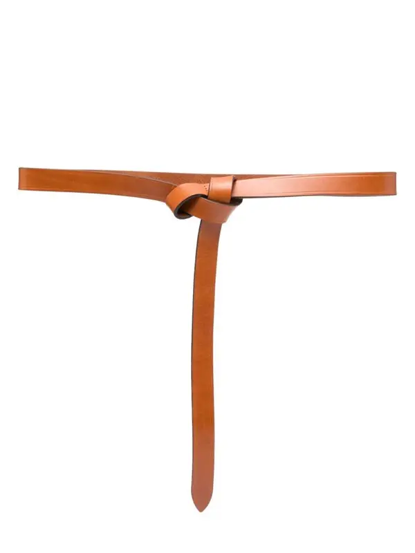 Isabel Marant Kirka Leather Belt - Brown