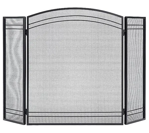 SHELTERLOGIC Black Fireplace Classic Screen