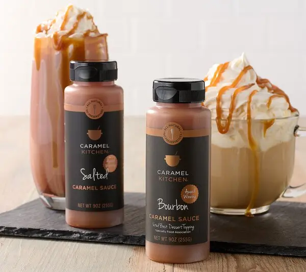CARAMEL KITCHEN 9oz Bottles Caramel Sauce