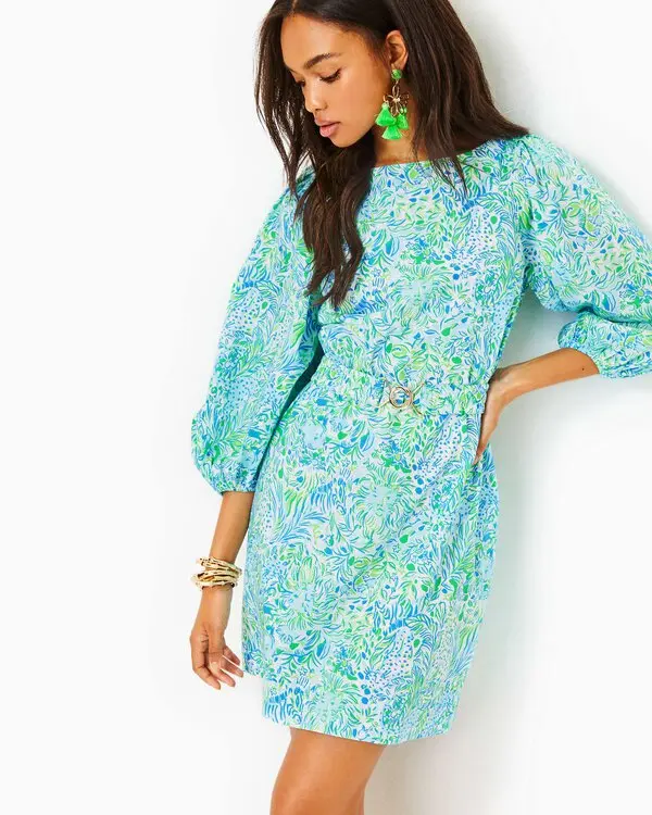 golden globe man in dress Lilly Pulitzer Cameron Popover Dress main image 1