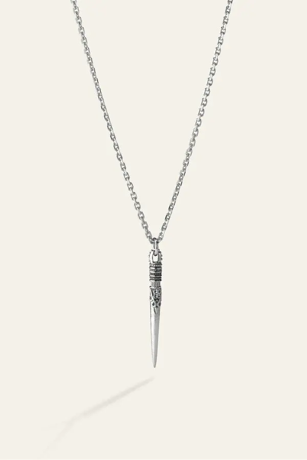 Ba&sh Nadav Pendant Necklace - Gray
