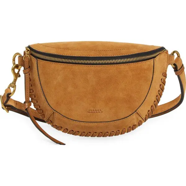 Isabel Marant Skano Suede Crossbody Bag - Cognac