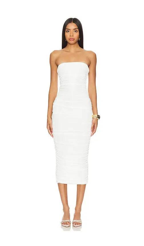 SEROYA Martha Strapless Midi Dress