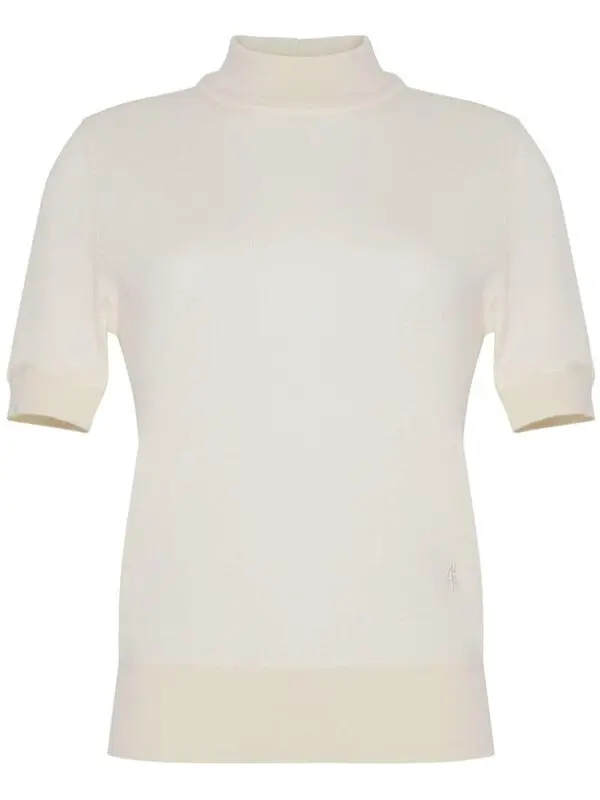 Adam Lippes Mock-neck Cashmere Top