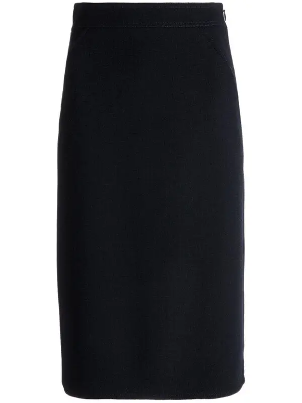Bally High-waisted Wool Skirt