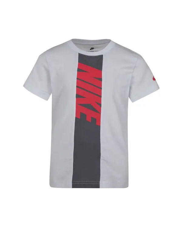 Buy Nike Vertical Logo Tshirt - Grey At 52% Off | Editorialist