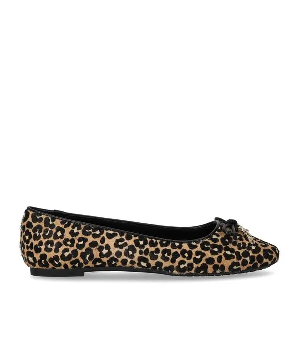 Michael Kors Nori Animal Print Ballet Flats - Brown
