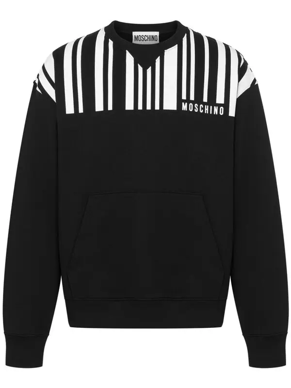 Moschino Barcode-print Cotton Sweatshirt