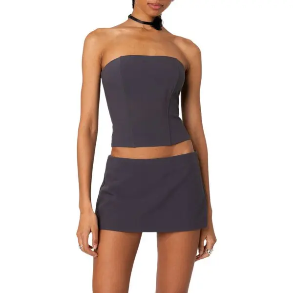 EDIKTED Piper Strapless Crop Corset