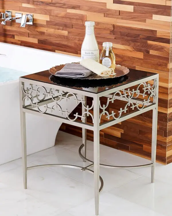 WILLIAM D. SCOTT FOR GLOBAL VIEWS C-fret Side Table