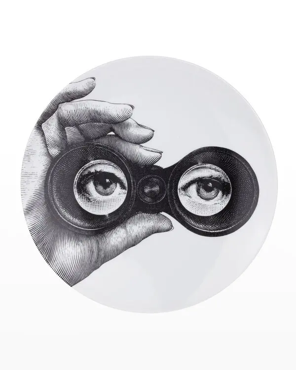 FORNASETTI Tema E Variazioni N. 371 Binoculars Wall Plate