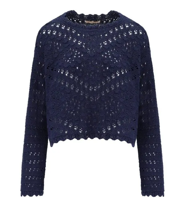 TWINSET Macramé Pullover