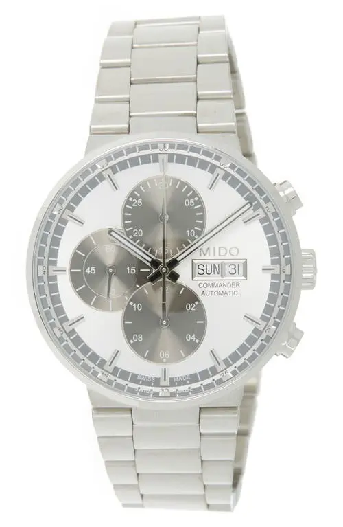 MIDO Commander Ii Chronograph Bracelet Watch