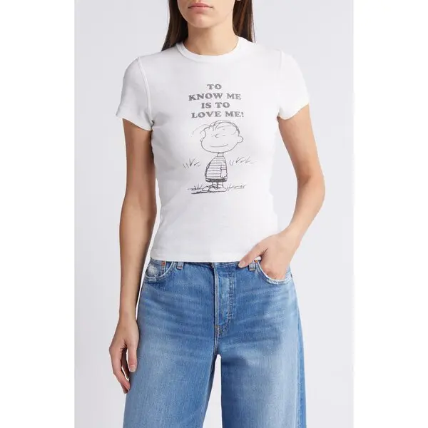 RE/DONE 90s Linus Graphic Baby Tee