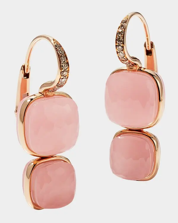 Pomellato Nudo Diamond Earrings - Two Tone