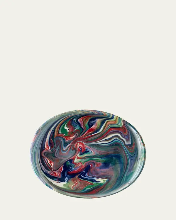 INES-OLYMPE MERCADAL Bigarreau Round Salad Plate