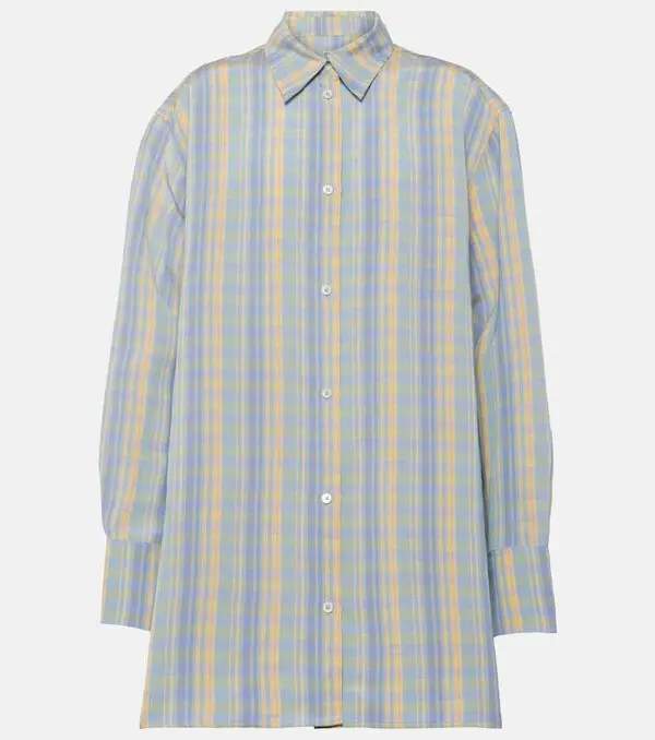 TOTÊME Checked Linen Shirt - Multicoloured