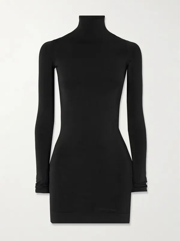 Balenciaga Stretch-Jersey Mini Dress In Black - 40% Off | Editorialist