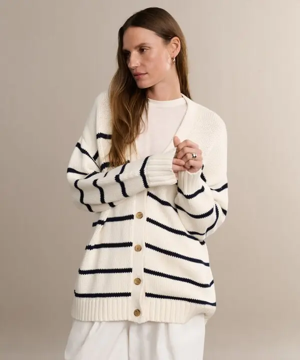 Jenni Kayne Chloe Cardigan Sweater - Multicolor,stripe