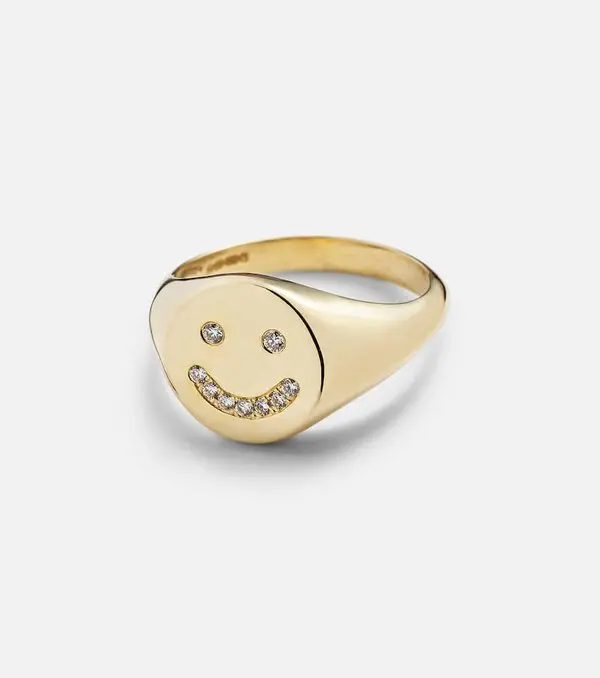 ROXANNE FIRST Smiley Diamond Ring