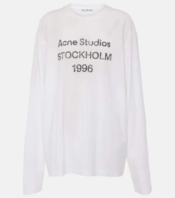 Acne Studios Logo Oversized T-shirt - White