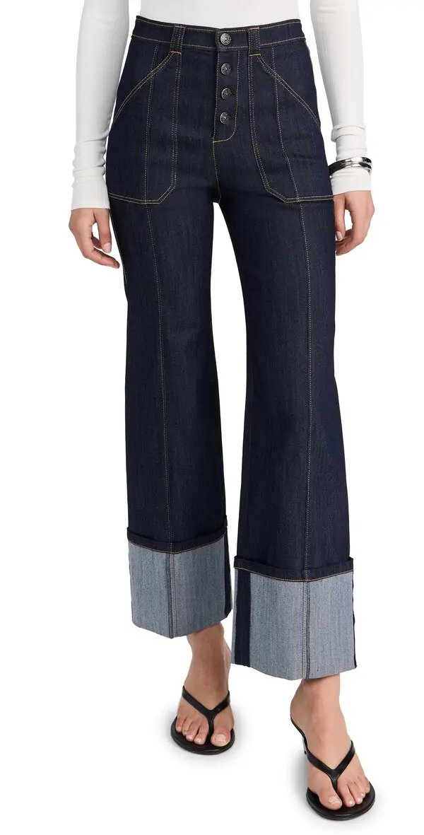 Cinq À Sept Cuffed Benji Pants - Indigo