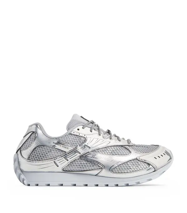 Bottega Veneta Orbit Low-top Sneakers - Silver