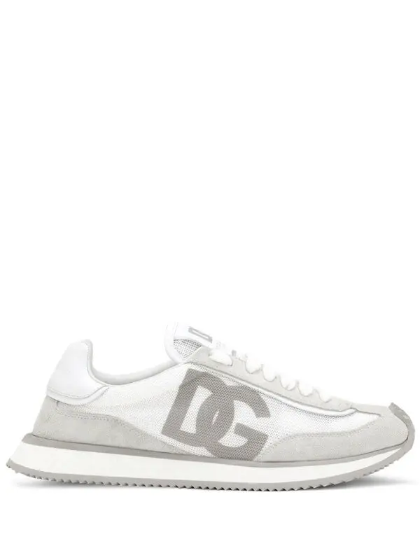 Dolce & Gabbana Mixed-material Sneakers - White
