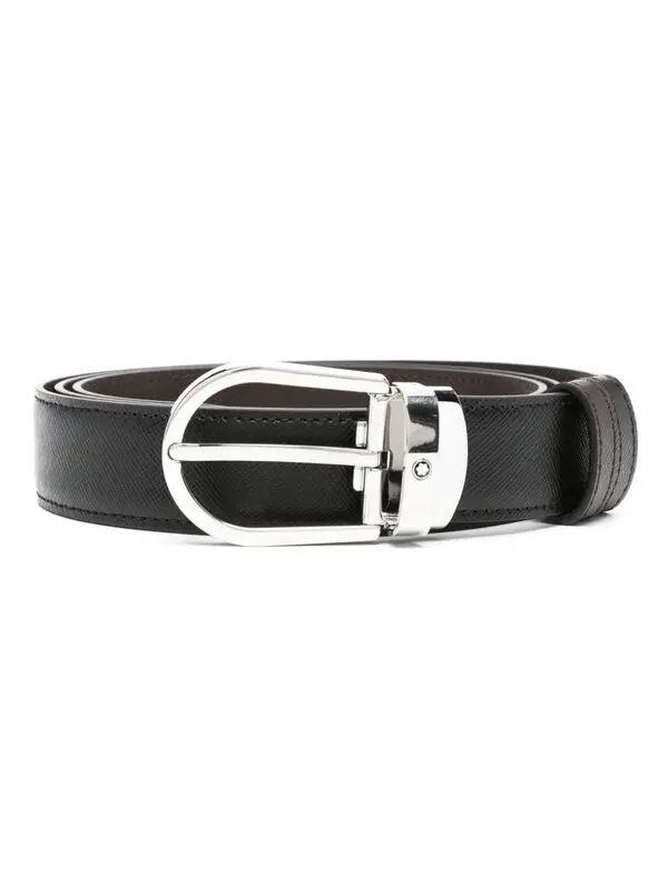 MONTBLANC Horseshoe-buckle Reversible Belt