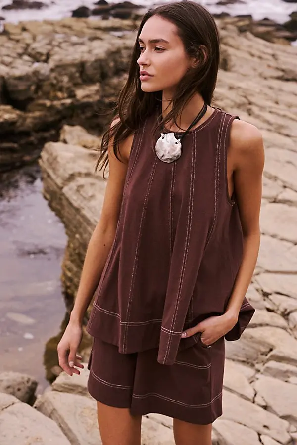 Free People Strada Set - Coconut Shell