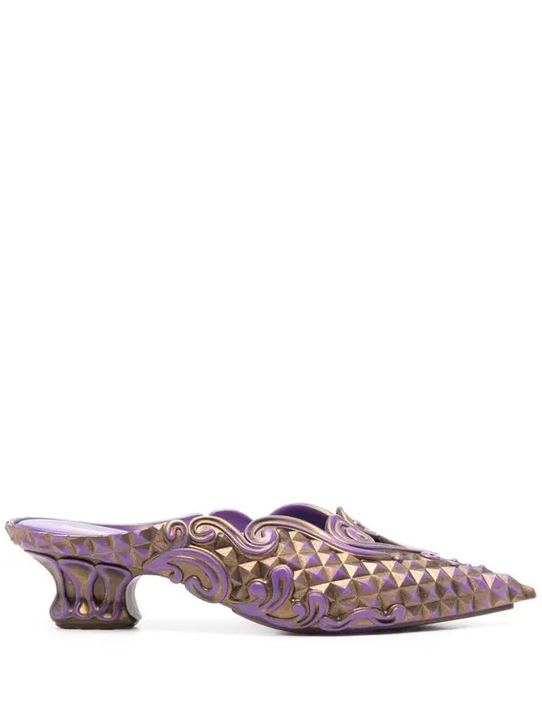 Y/project X Melissa Court Mules - Purple