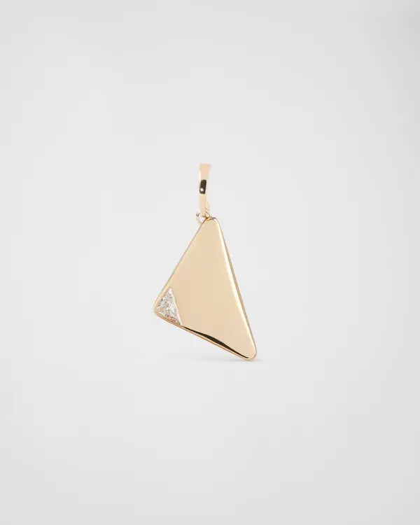 Prada Eternal Gold Single Pendant Earring