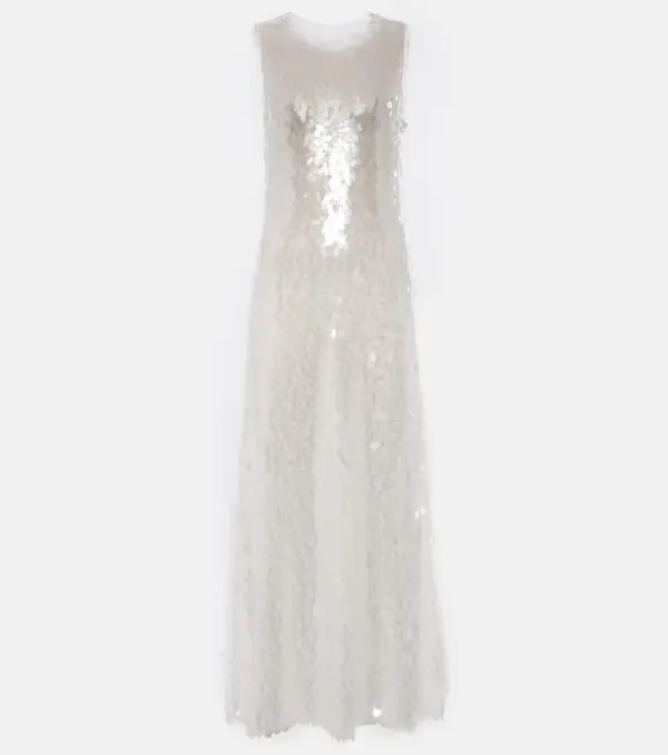 Norma Kamali Sequined Maxi Dress