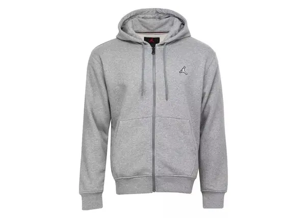 JORDAN Essentials Full-zip Fleece Hoodie - Grey
