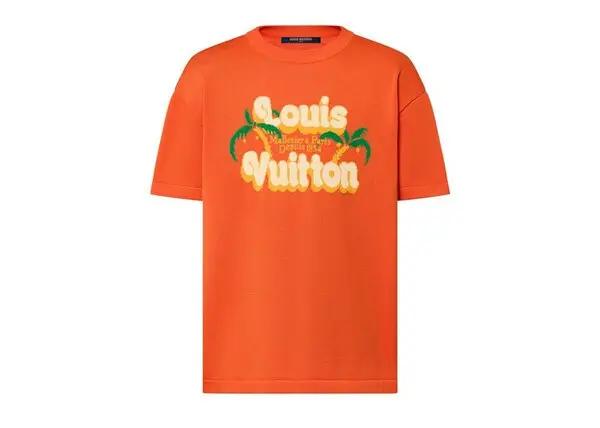 LOUIS VUITTON Shortsleeved Cotton Crewneck