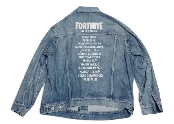 Balenciaga X Fortnite©2021 Large Fit Jacket - Blue