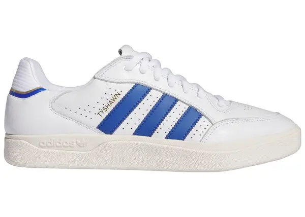 Adidas Tyshawn Low Sneakers - Cloud White/royal Blue/chalk White