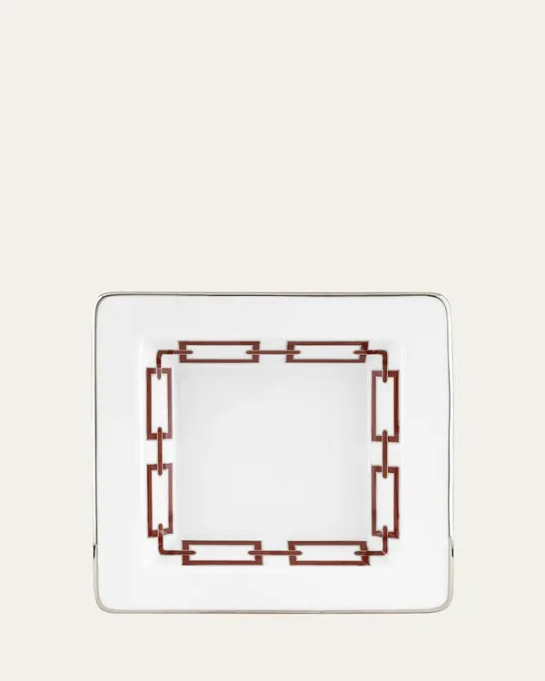 GINORI 1735 Catene Tray, Scarlatto